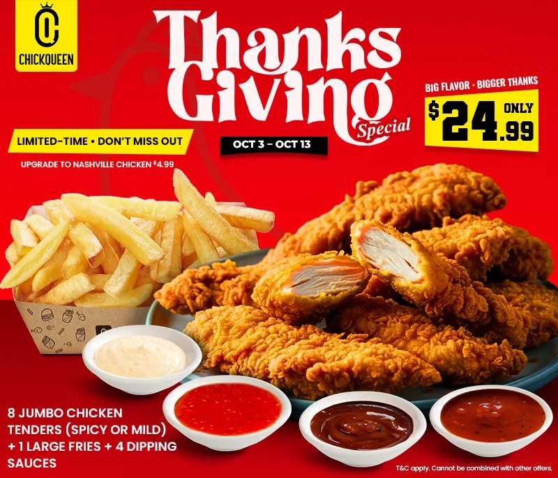 Grilled & Fried Chicken, Halal Chicken Restaurant - ChickQueen